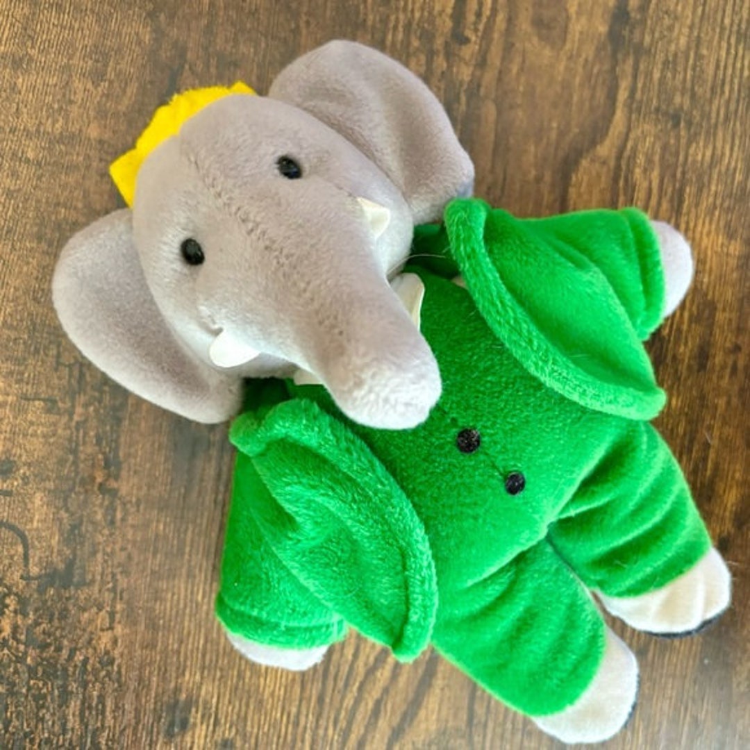 Gund 9 Vintage 80s Babar the Elephant Plush Toy Doll - Etsy