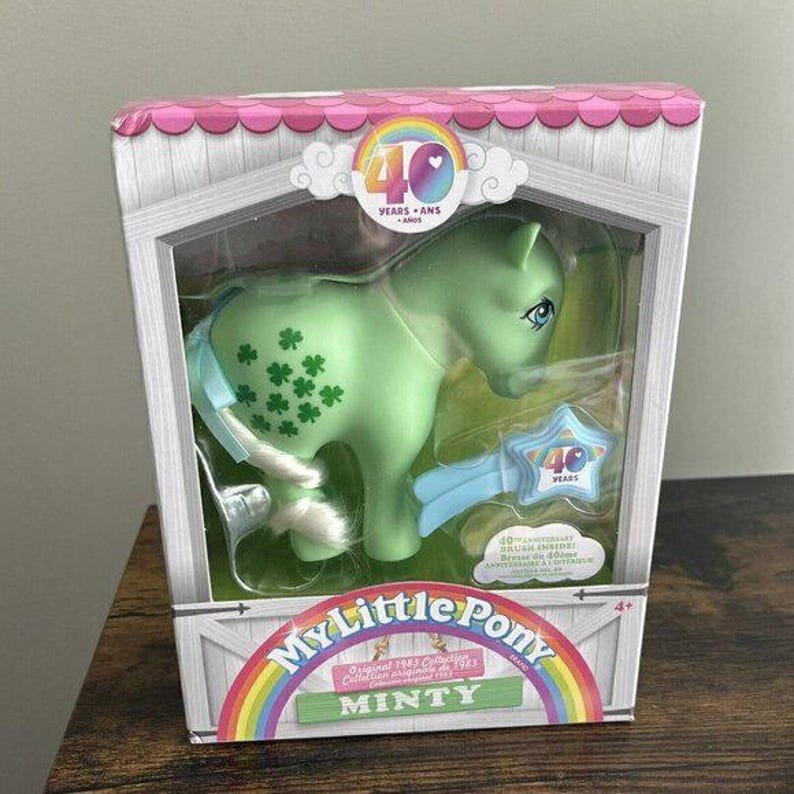 Hasbro | MLP My Little Pony 40th Anniversary Earth Pony Minty - NEW - Etsy