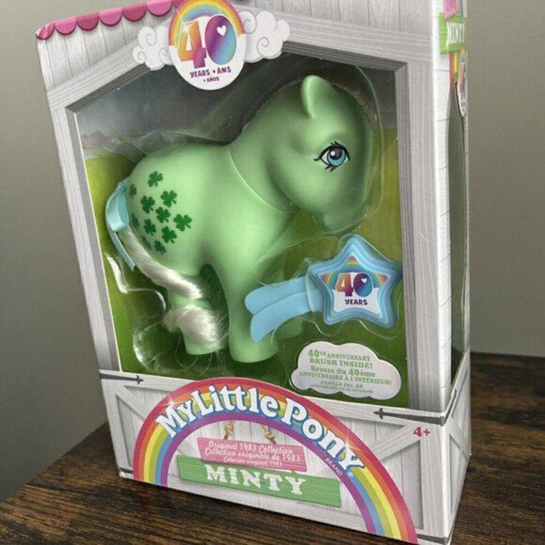 Hasbro | MLP My Little Pony 40th Anniversary Earth Pony Minty - NEW - Etsy