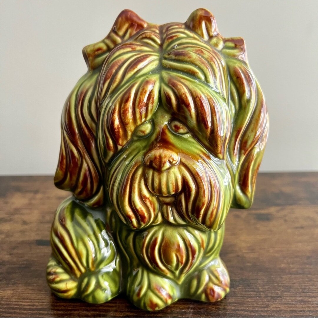 Vintage 70s Dog Sculpture - Etsy