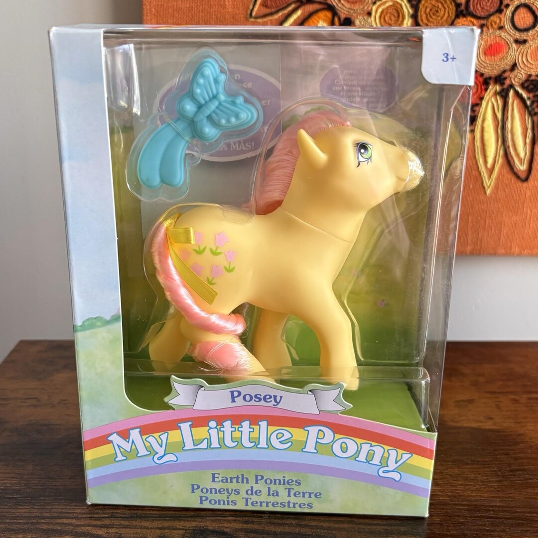 MLP| NEW My Little Pony Classic Posey Earth Ponies Retro 35th ...