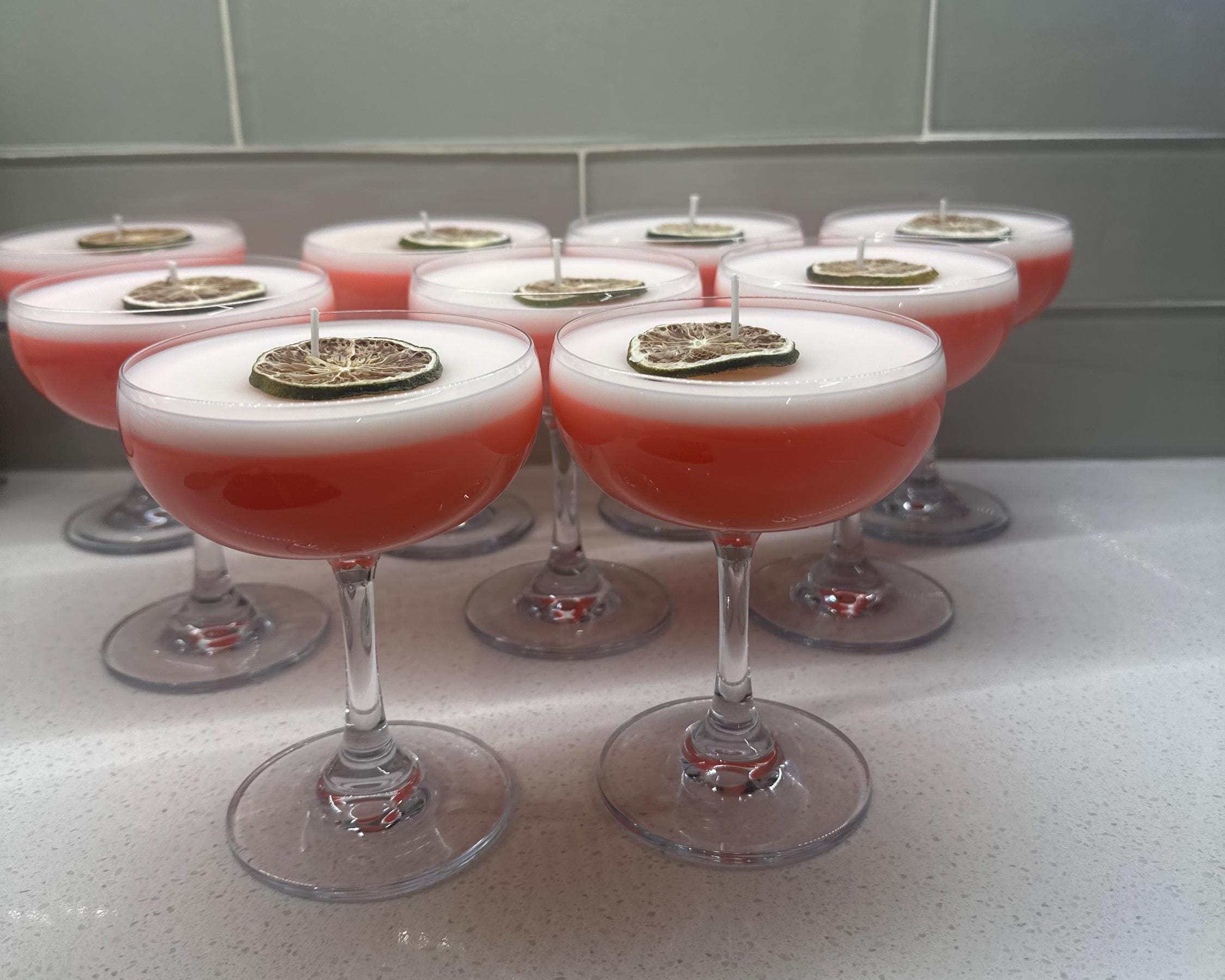 Cosmopolitan Cocktail Candle - Etsy