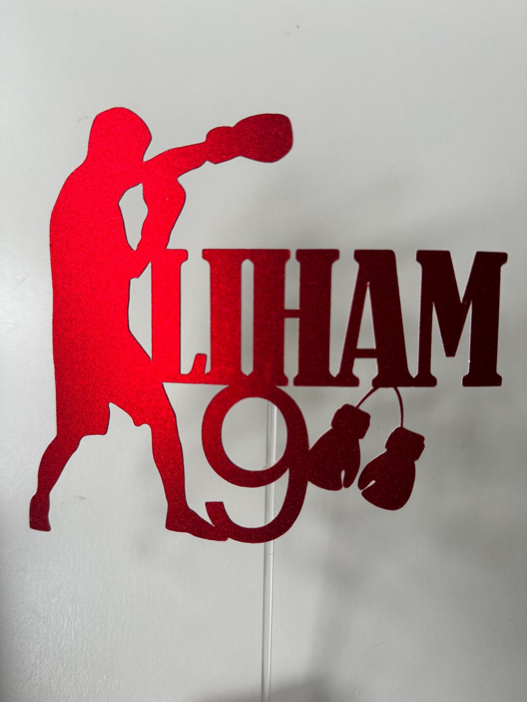Boxing Theme Cake Topper - Etsy UK