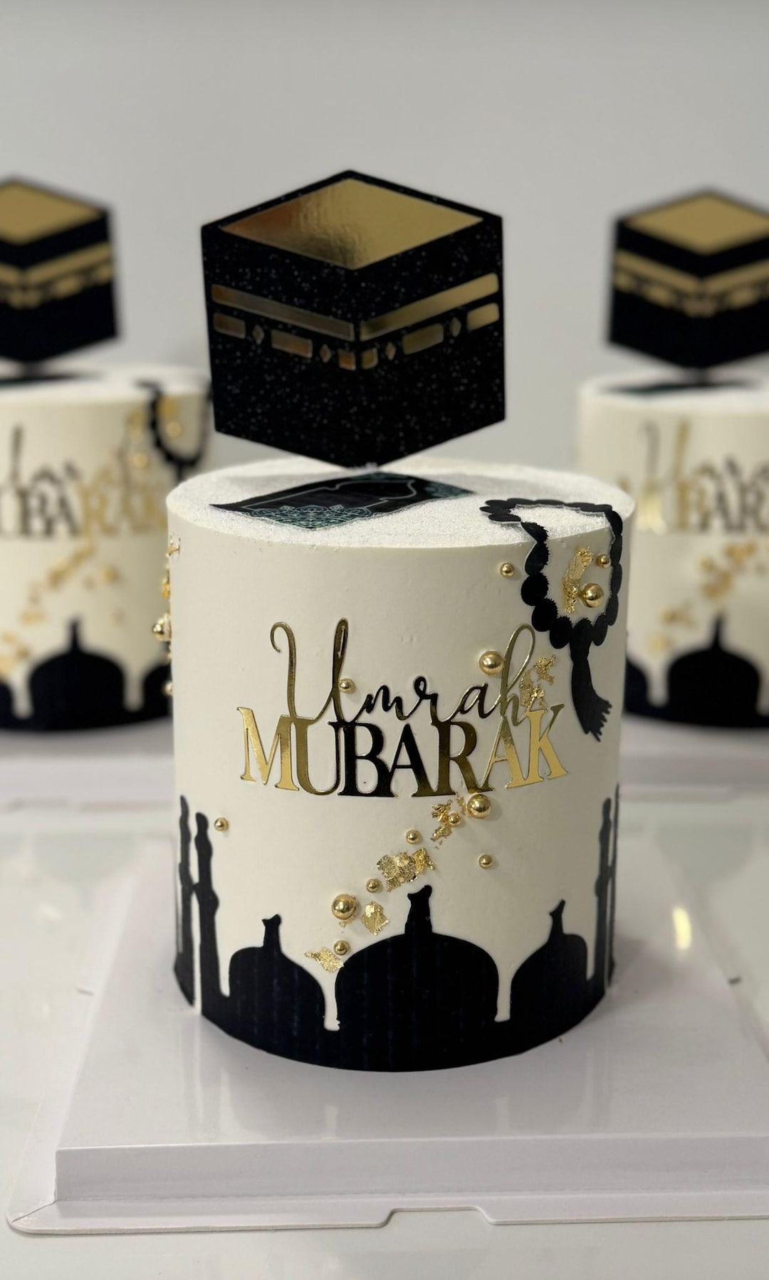 Cake Topper Kaaba Black and Gold Theme Omra.umrahcake - Etsy Australia