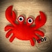 Crab Pattern PDF. Felt Sewing Pattern. Ocean Ornaments. Ocean Animals ...