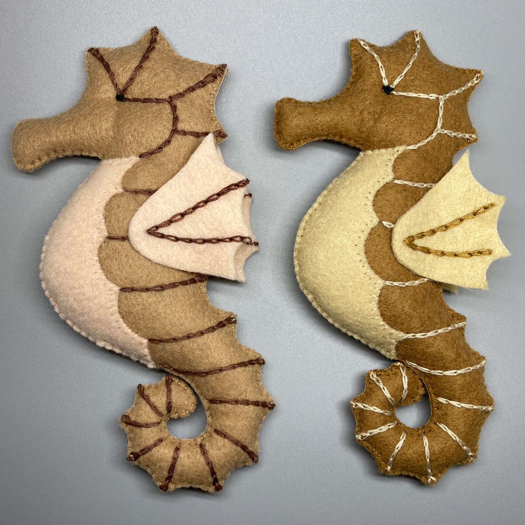 Seahorse PDF Pattern. Ocean Animals Sewing Pattern. Coastal Animals ...