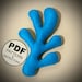 Coral and Seaweed Sewing Pattern PDF. Ocean Easy Beginner Pattern. Felt ...