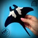 Manta Ray Sewing Pattern PDF and SVG. Felt Ocean Animals Pattern ...