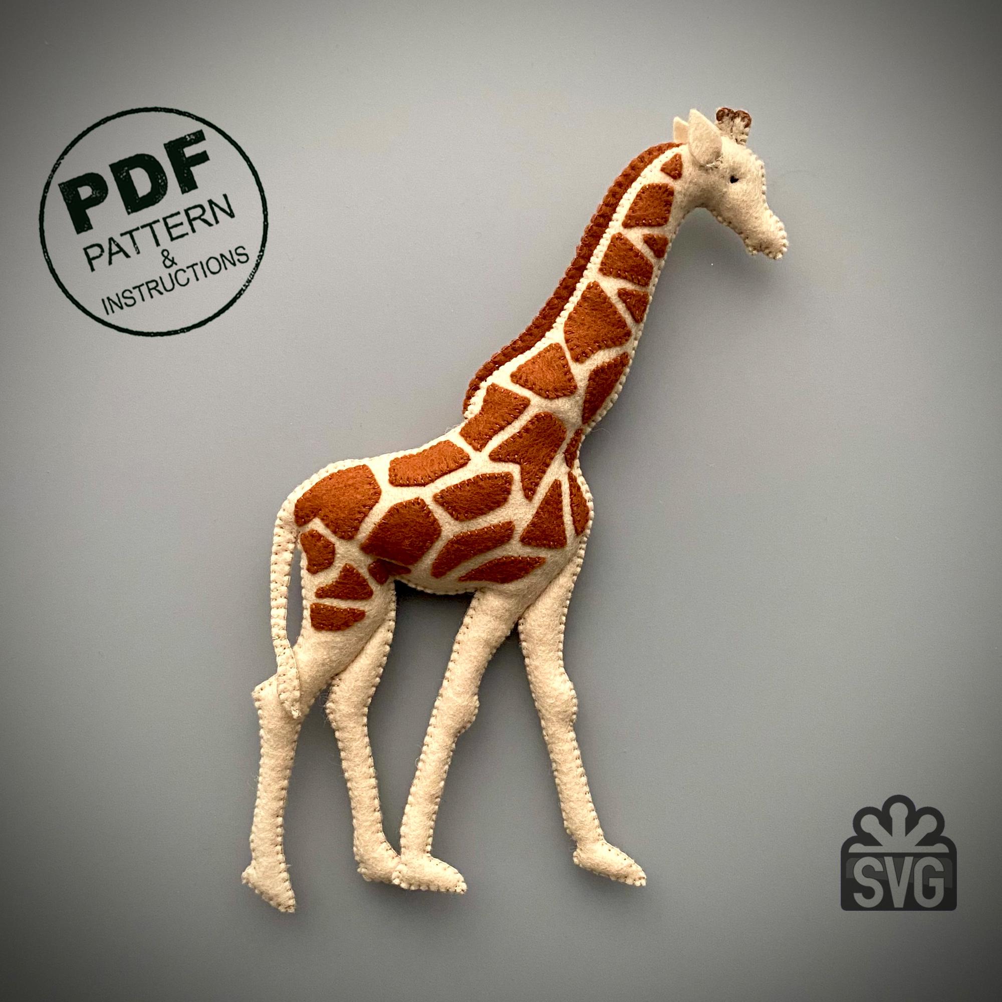 Felt Baby Mobile PDF Pattern. Safari Mobile. Jungle Mobile Sewing ...