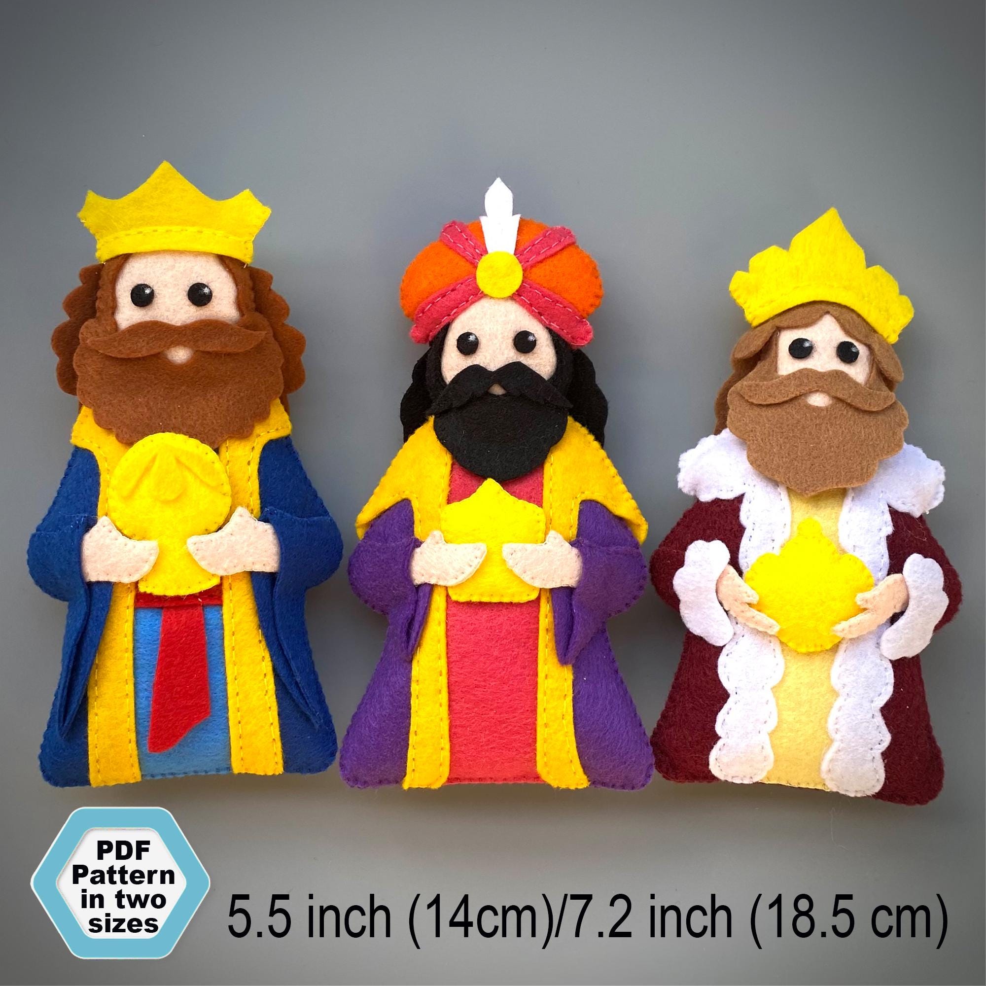 Nativity Scene SET Sewing Pattern. PDF and SVG. Christmas Ornaments ...