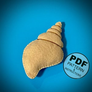 Seashells Sewing Pattern PDF. Coastal Ornaments Decor. Sea Stars Easy ...