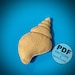Seashells Sewing Pattern PDF. Coastal Ornaments Decor. Sea Stars Easy ...