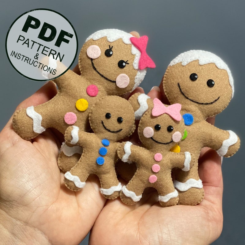 Felt Gingerbread Man - Etsy