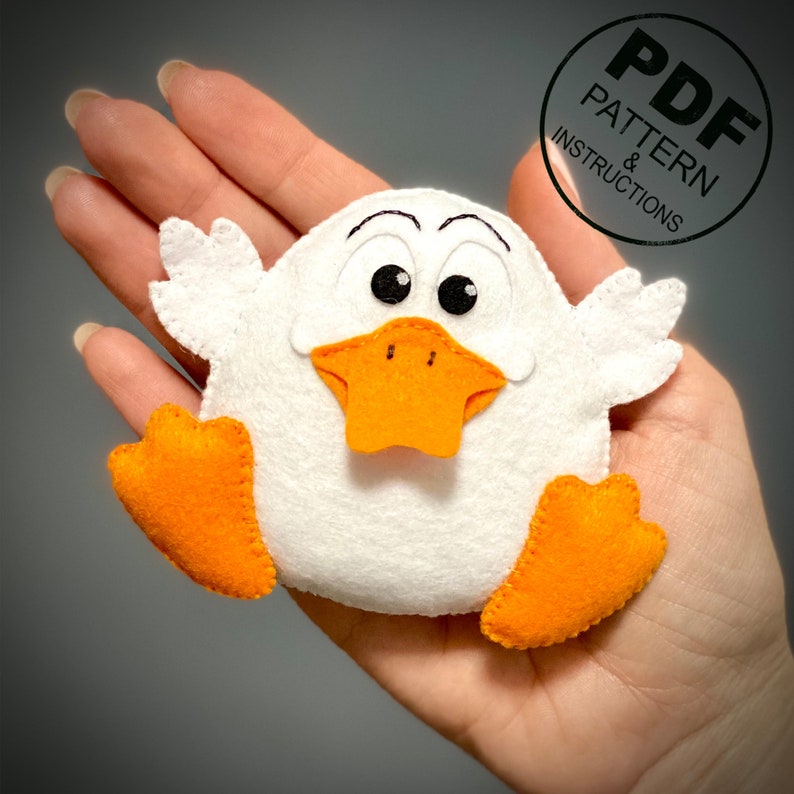 Farm Animals Sewing Pattern PDF. Felt Toys Easy Pattern and Step by ...