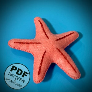 Seashells Sewing Pattern PDF. Coastal Ornaments Decor. Sea Stars Easy ...