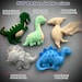 Dinosaurs Sewing Pattern PDF SET. Dino Pattern. DIY Felt Dinosaurs ...