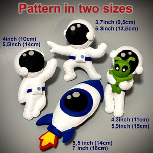 Astronauts and Rocket Sewing Pattern PDF. Space, Out of This World Step ...
