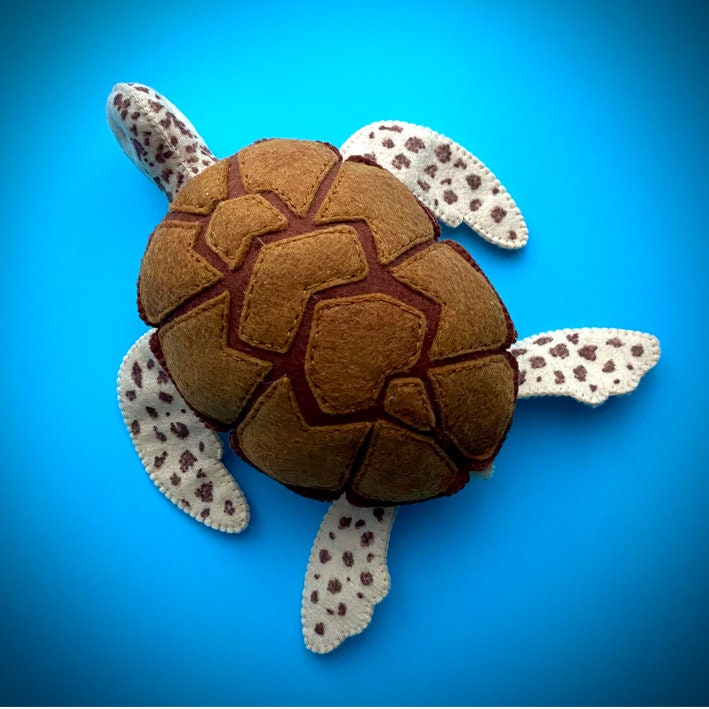 Turtle Sewing Pattern PDF and SVG. Ocean Animals Pattern. Sea Turtle ...