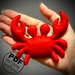 Crab Pattern PDF. Felt Sewing Pattern. Ocean Ornaments. Ocean Animals ...