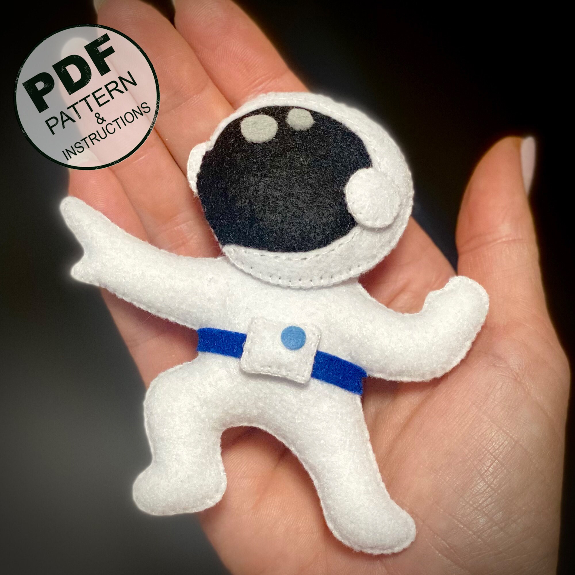 Astronauts and Rocket Sewing Pattern PDF. Space, Out of This World Step ...