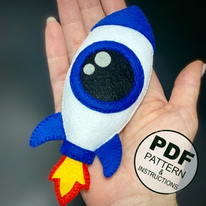 Felt Astronaut & Rocket Sewing Pattern (PDF) - Etsy