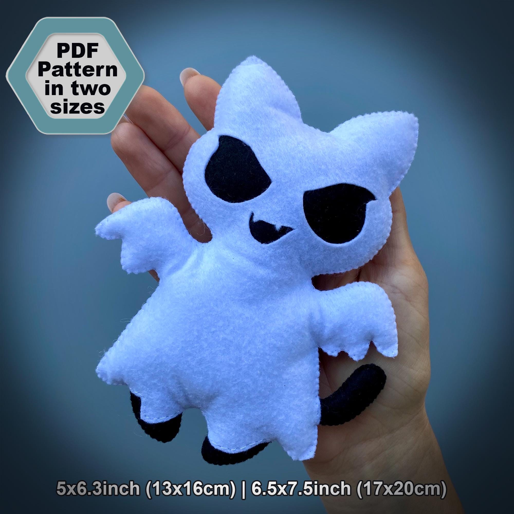 Halloween Felt Cats Sewing Pattern PDF and SVG. Halloween Ornament ...
