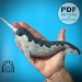Felt Ocean Animals Sewing Pattern PDF and SVG. Hummerhead Shark Pattern ...