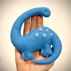 Dinosaur Sewing Pattern PDF. Felt Brontosaurus (brachiosaurus) Sewing ...