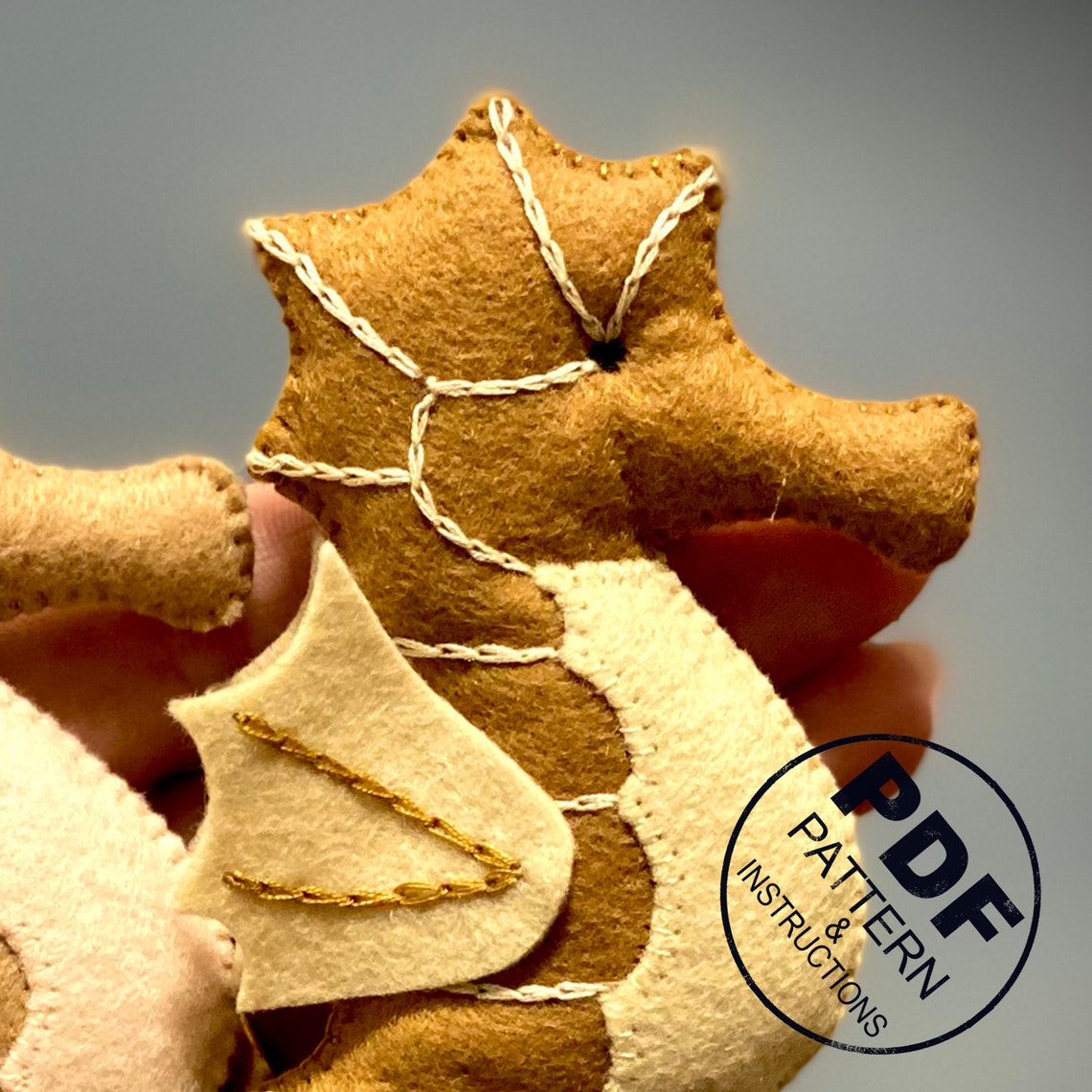 Seahorse PDF Pattern. Ocean Animals Sewing Pattern. Coastal Animals ...