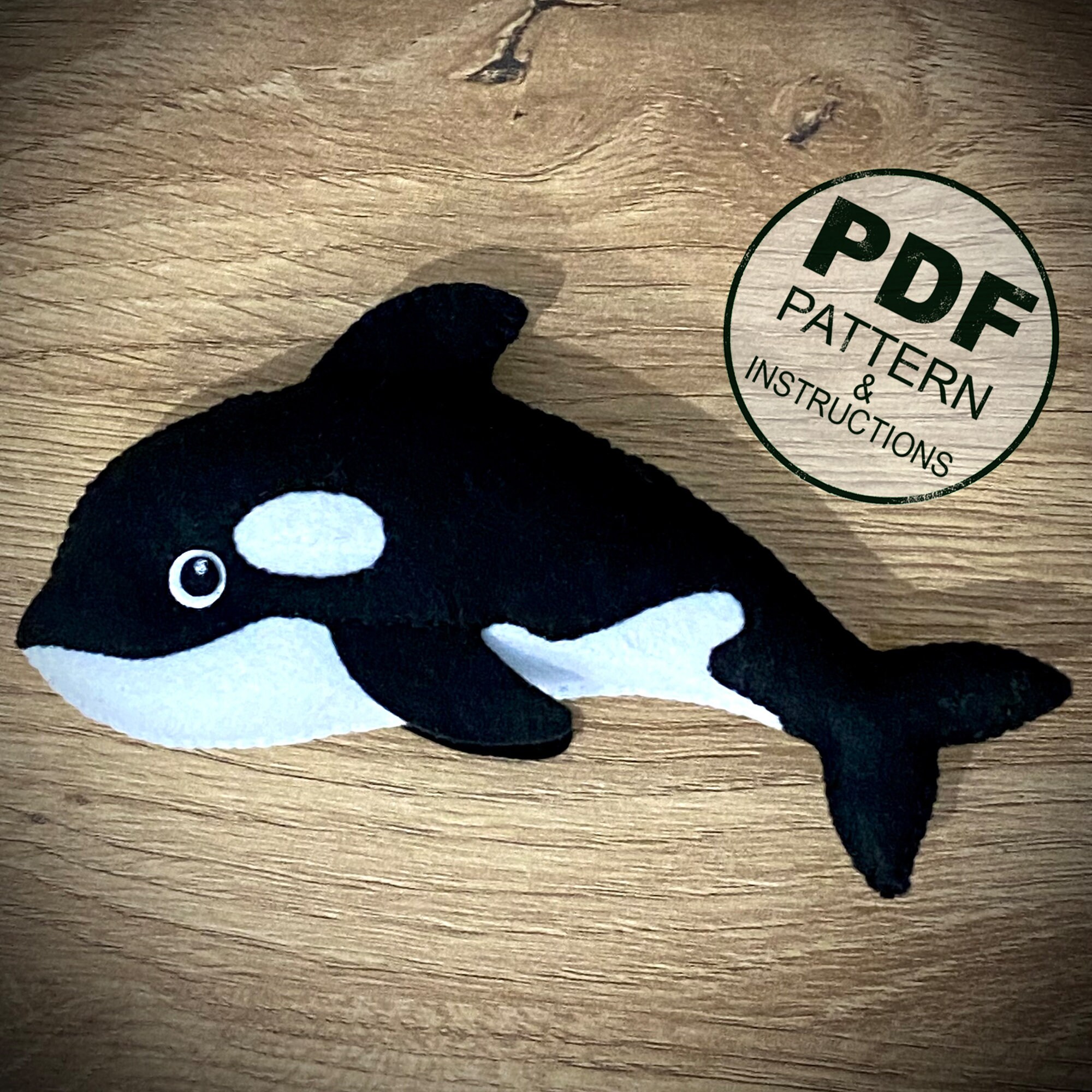 Orca Sewing Pattern PDF. Sea Animals Sewing Pattern. Whale. - Etsy