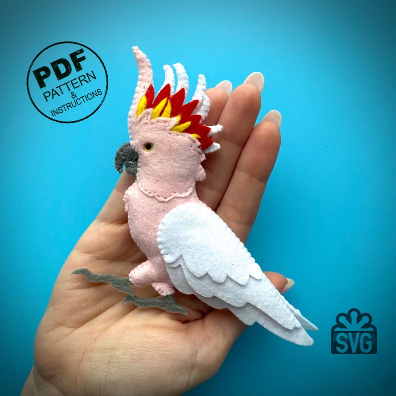 Australian Animals Sewing PDF Pattern and SVG. Stuffed Animals DIY ...