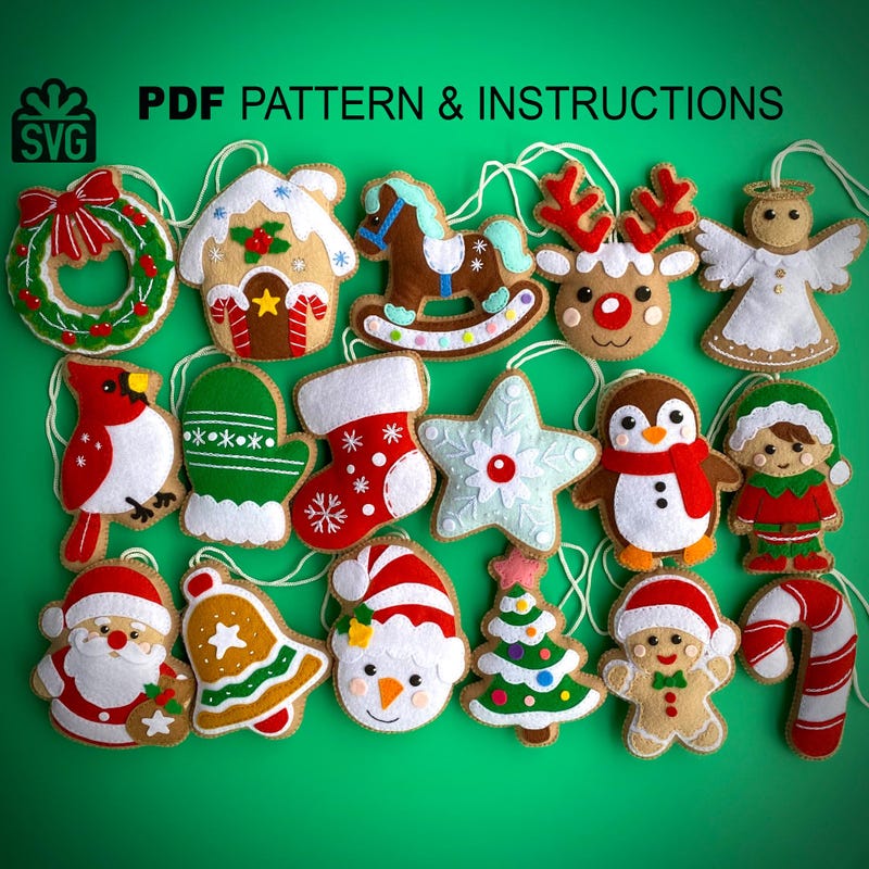 Christmas Felt Molds - Etsy