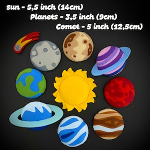 Planets Sewing Pattern PDF. Hanging Solar System Easy Pattern. Space ...