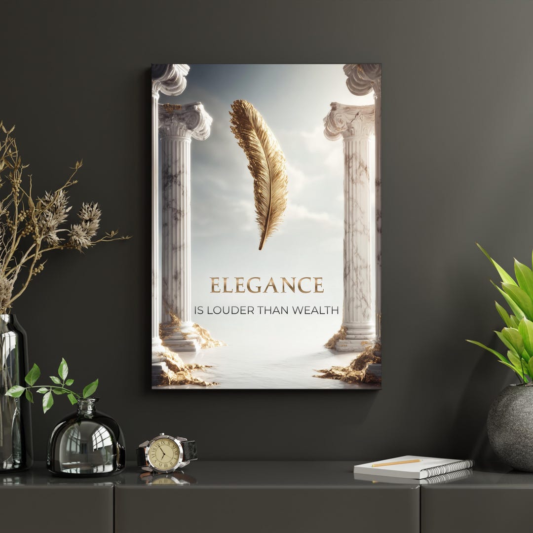Poster, Elegant Art Print, Classy Home Decor, Sophisticated Wall Art ...