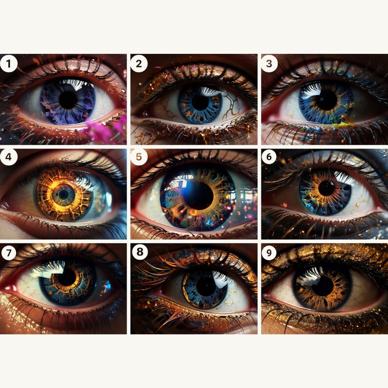 Custom Fantasy Eyes Wallpaper Bundle | Personalized Bundle Pack ...