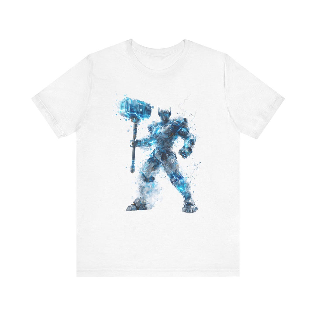 Cyber Warrior T Shirt, Digital Defender Tee, Computer Geek Clothing ...
