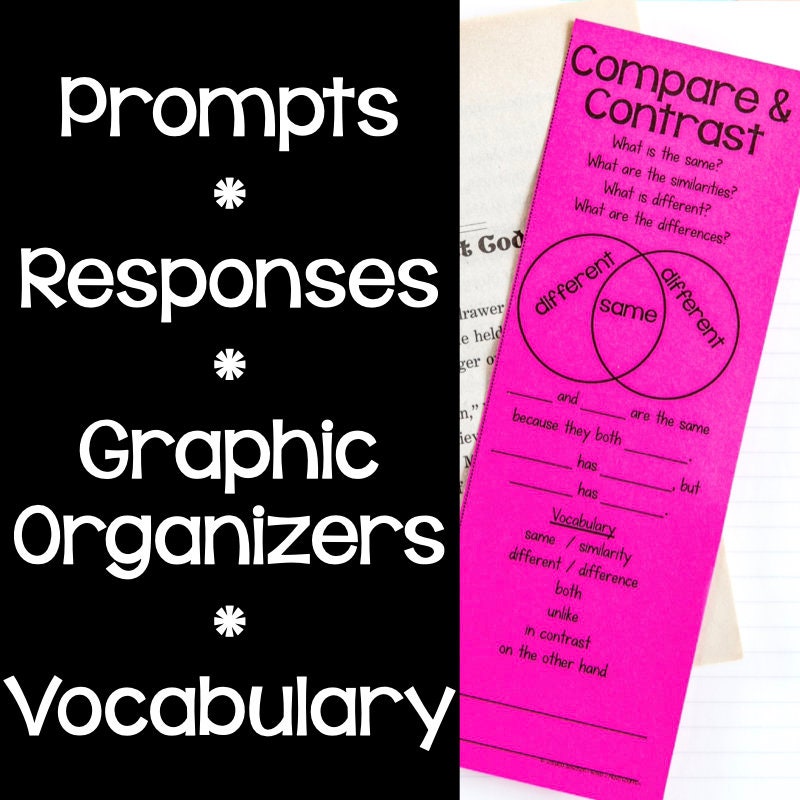 Reading Comprehension Bookmarks - Questions & Sentence Frames Skills ...