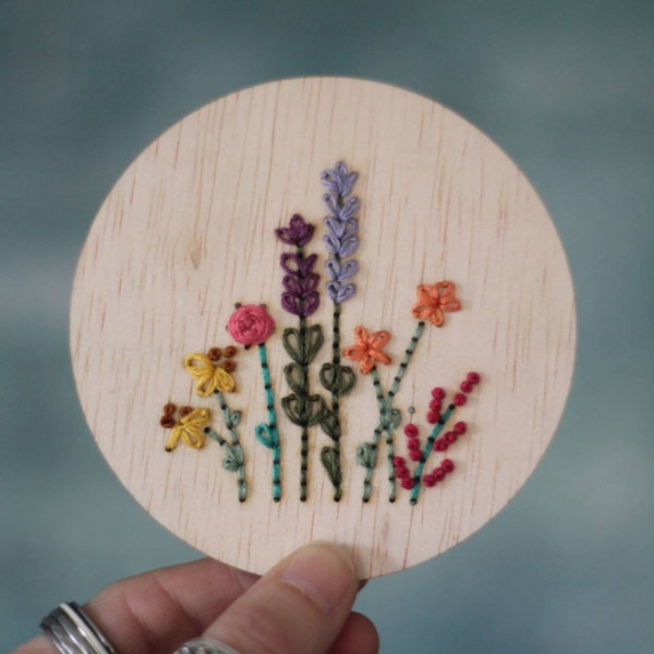 Embroidery on Wood - Etsy