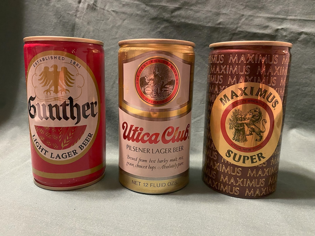 Vintage 1970s Beer Can Variety From New York Brewers. Three 12 Oz. Cans ...
