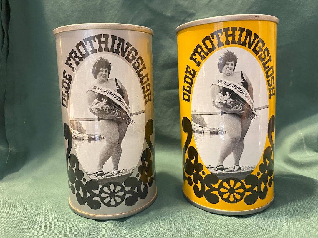 Vintage Collectible 1970s Beer Cans, Olde Frothingslosh 12 Oz in Two ...
