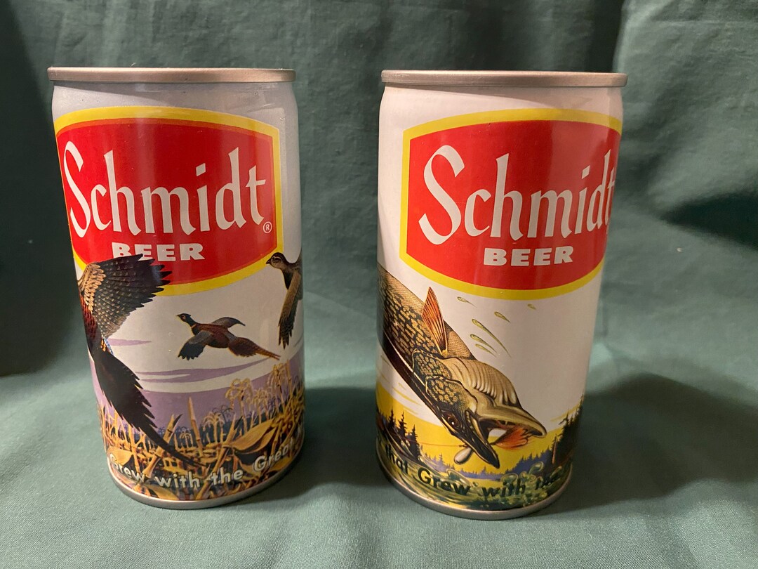 Vintage 1970s Schmidt Beer Nature Series, Two 12 Oz Cans. - Etsy