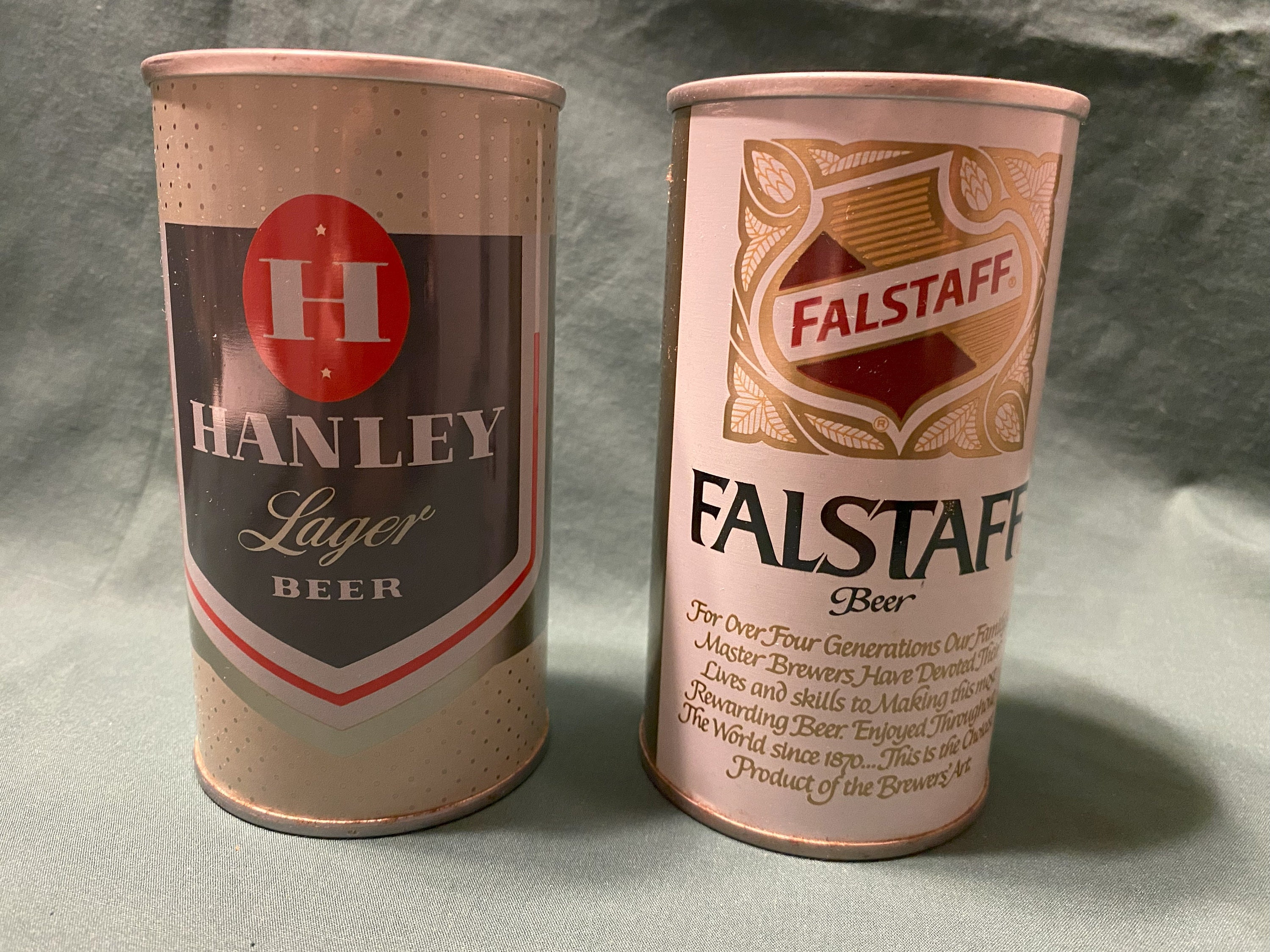Vintage 1970s Beer Cans From Falstaff Brewing Corp. Two Cans. - Etsy