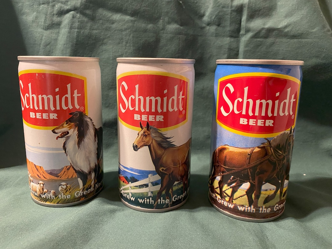 Vintage 1970s Schmidt Beer Nature Series, Three 12 Oz Cans. - Etsy