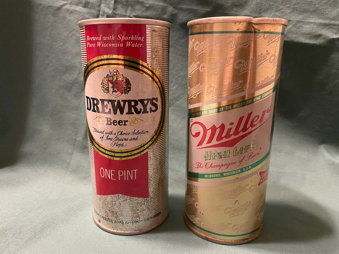 Vintage 1970s 16 Oz. Beer Cans. Two Cans. - Etsy