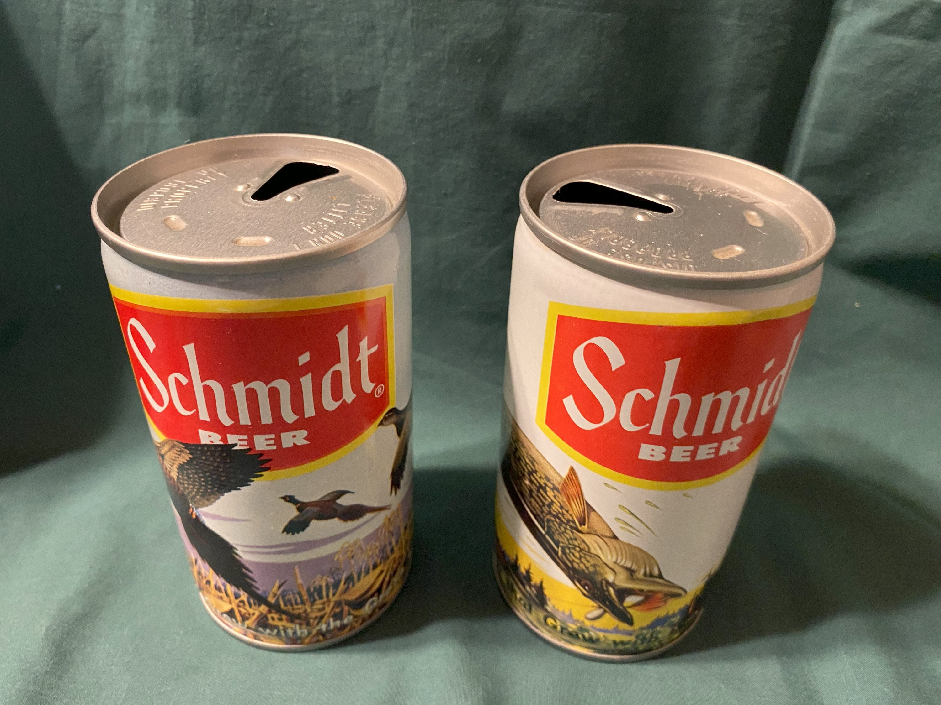 Vintage 1970s Schmidt Beer Nature Series, Two 12 Oz Cans. - Etsy