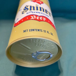 Shiner Collectible Beer Can Bank - Etsy