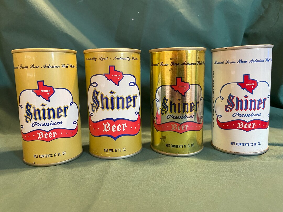 Vintage Shiner Beer Can Variety. Four 12 Oz. Cans. - Etsy