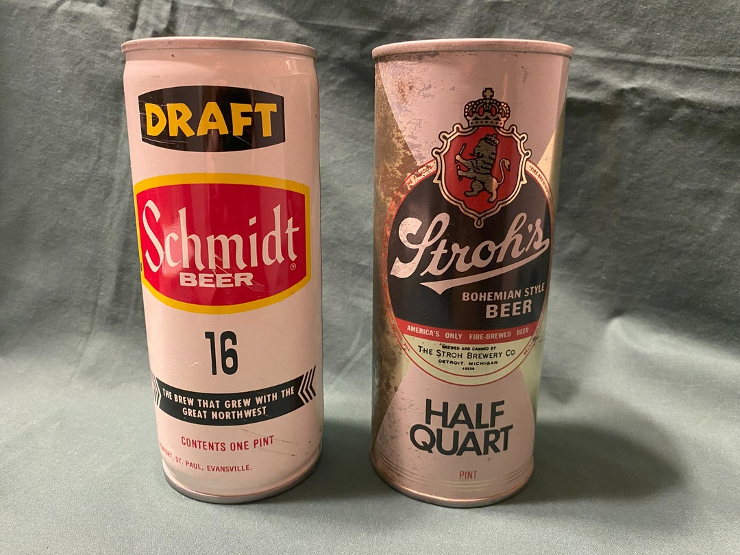 Vintage 1970s 16 Oz. Beer Cans. Two Cans. - Etsy