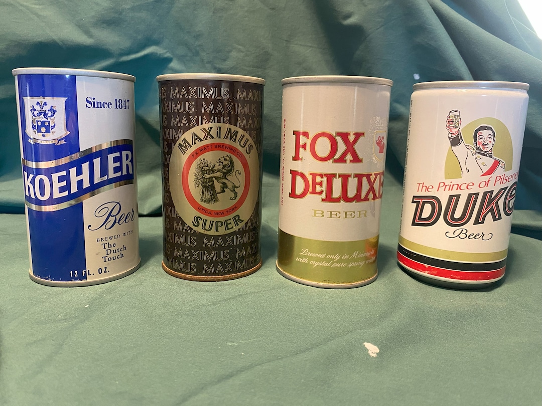 Vintage 1970s Assorted Beer Cans. Four 12 Oz. Cans. - Etsy