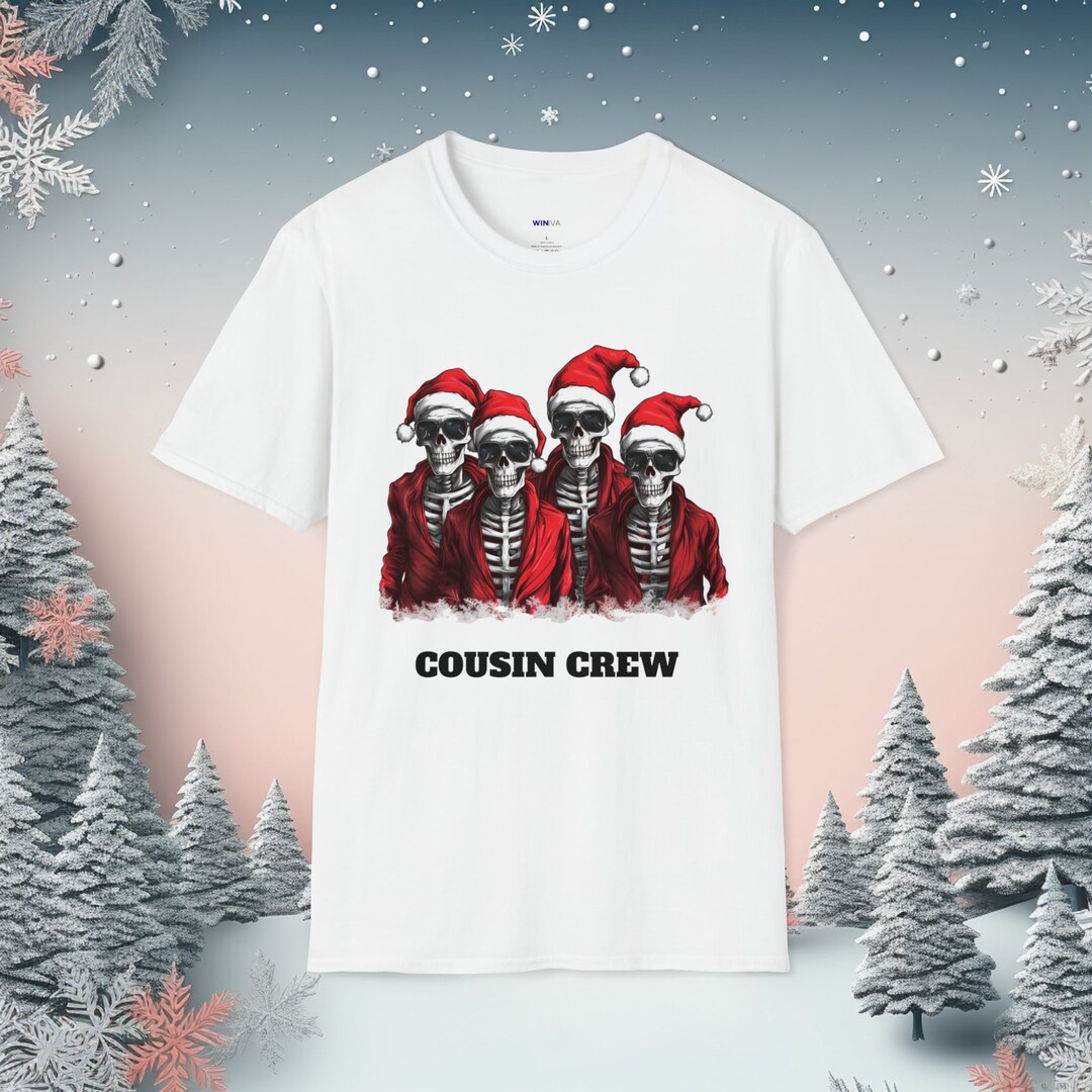 Cousin Crew Skeleton Christmas T-shirt - Etsy